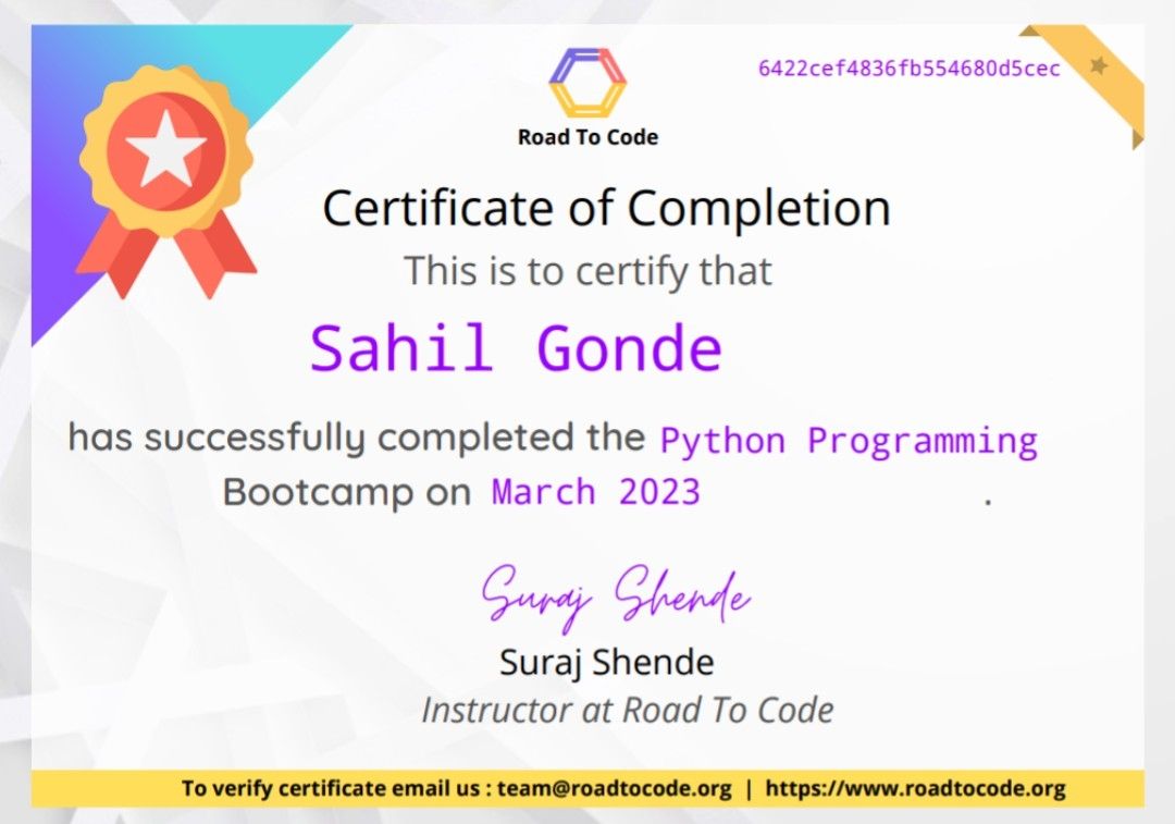Sahil Gonde on LinkedIn: #pythonprogramming #pythondeveloper Sahil Gonde on LinkedIn: #pythonprogramming #pythondeveloper