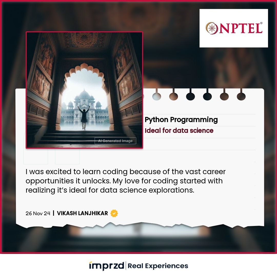 #pythonprogramming #nptel #certificate #learningjourney #codingskills ... #pythonprogramming #nptel #certificate #learningjourney #codingskills ...