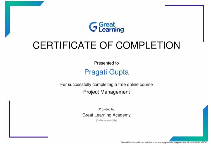 Pragati Gupta on LinkedIn: #projectmanagement #onlinelearning # ... Pragati Gupta on LinkedIn: #projectmanagement #onlinelearning # ...