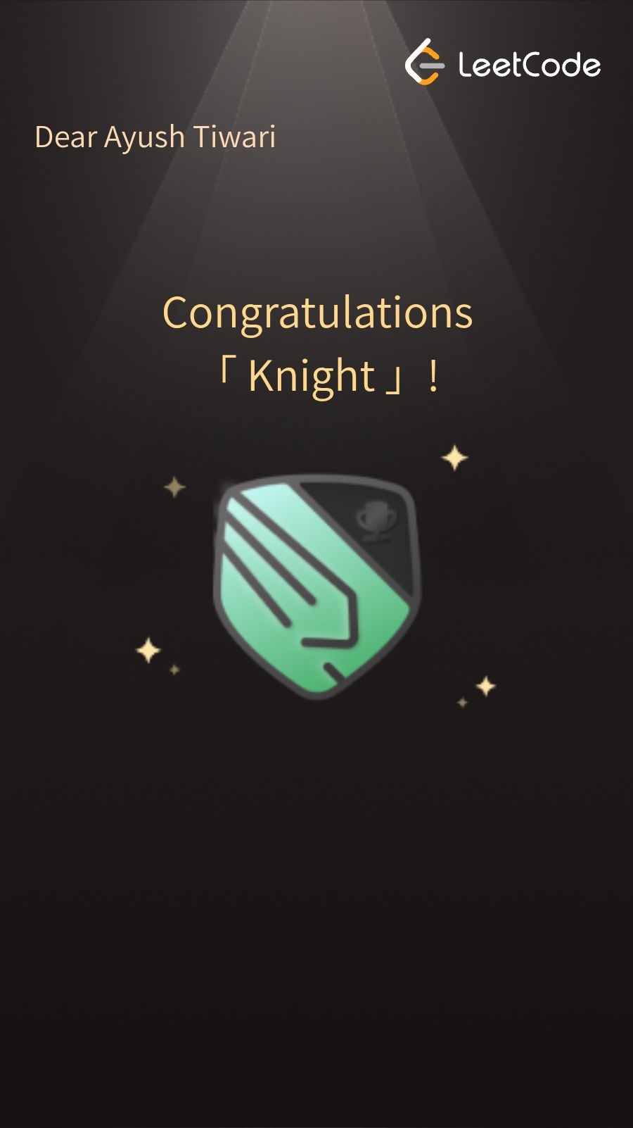 #leetcode #knightbadge #dsa #codingjourney #top5percent #consistency ... #leetcode #knightbadge #dsa #codingjourney #top5percent #consistency ...