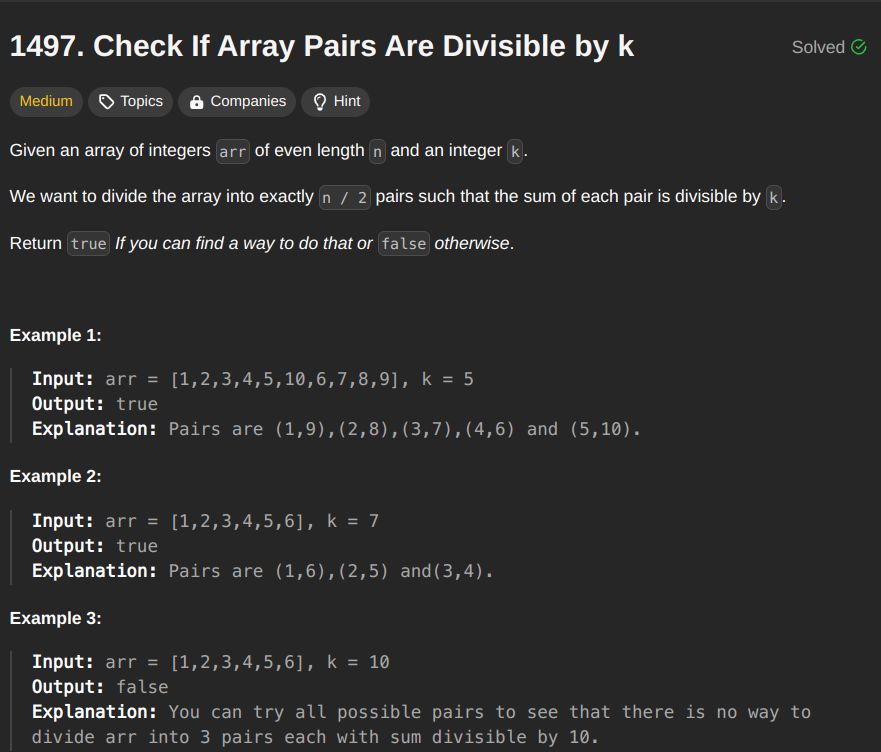 Vikas Gulia on LinkedIn: #day98 #leetcode #modulararithmetic # ... Vikas Gulia on LinkedIn: #day98 #leetcode #modulararithmetic # ...