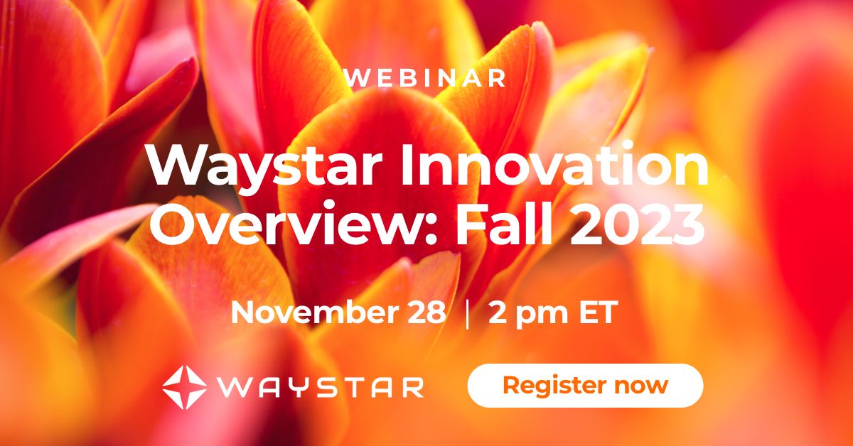 Waystar on LinkedIn: Waystar Webinar: Fall 2023 Innovation Overview Waystar on LinkedIn: Waystar Webinar: Fall 2023 Innovation Overview