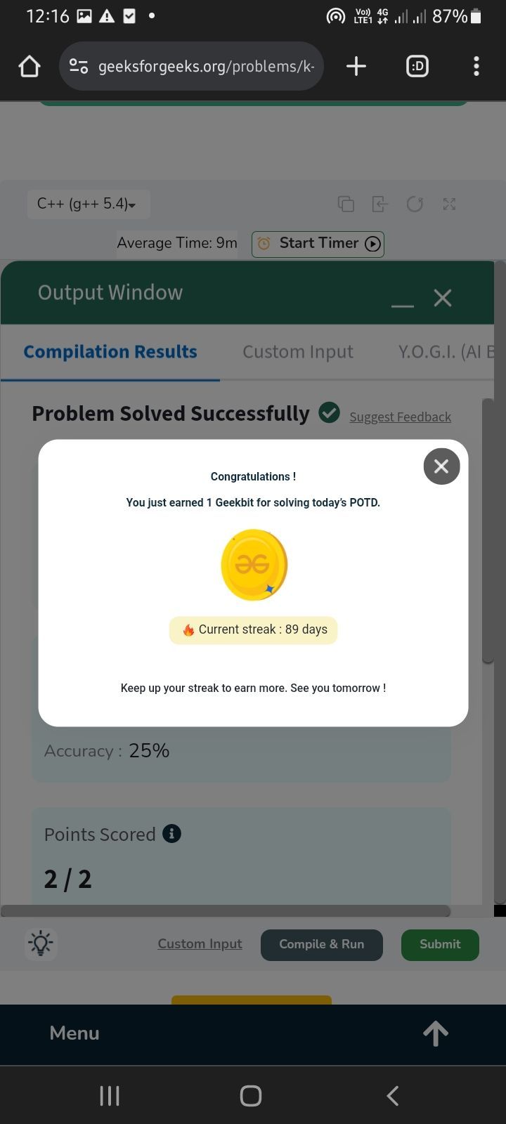 Swetha M on LinkedIn: #geekstreak2024 #30daychallenge #codingjourney # ... Swetha M on LinkedIn: #geekstreak2024 #30daychallenge #codingjourney # ...