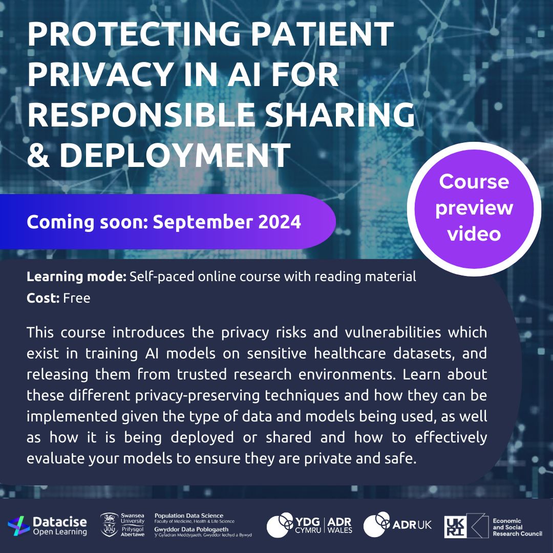 Datacise Open Learning on LinkedIn: #ai #healthcaredata #privacy # ... Datacise Open Learning on LinkedIn: #ai #healthcaredata #privacy # ...