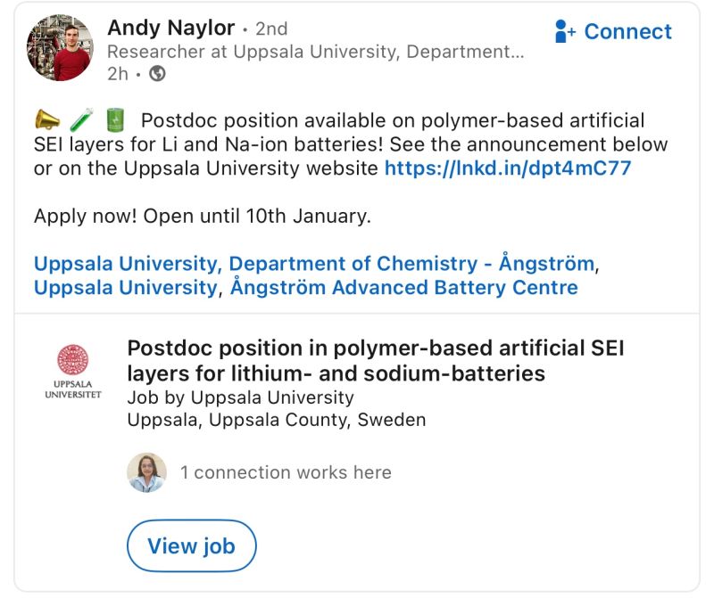 Umair Ahmad on LinkedIn: Postdoc position in polymer-based artificial ... Umair Ahmad on LinkedIn: Postdoc position in polymer-based artificial ...