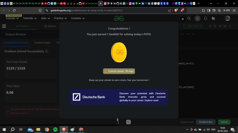 Vishva MV on LinkedIn: #codinglife #geeksforgeeks #potd #problemsolving ... Vishva MV on LinkedIn: #codinglife #geeksforgeeks #potd #problemsolving ...