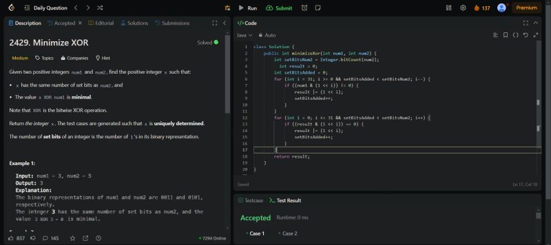 Ayushi Chopra on LinkedIn: #codingchallenge #leetcode #bitmanipulation ... Ayushi Chopra on LinkedIn: #codingchallenge #leetcode #bitmanipulation ...