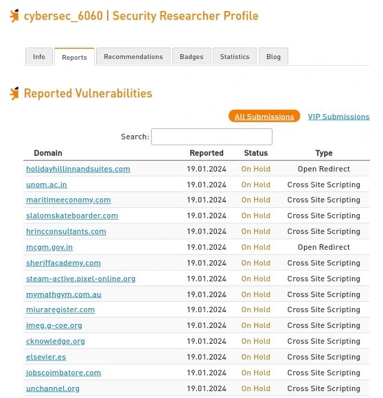Abhirup Konwar on LinkedIn: 15 Reported (RXSS & OpenRedirect) Abhirup Konwar on LinkedIn: 15 Reported (RXSS & OpenRedirect)