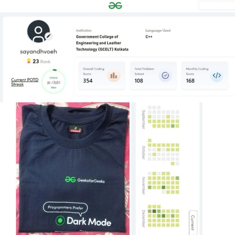 Solving POTD challenge on GeeksforGeeks | Sayan Dhara posted on the ... Solving POTD challenge on GeeksforGeeks | Sayan Dhara posted on the ...