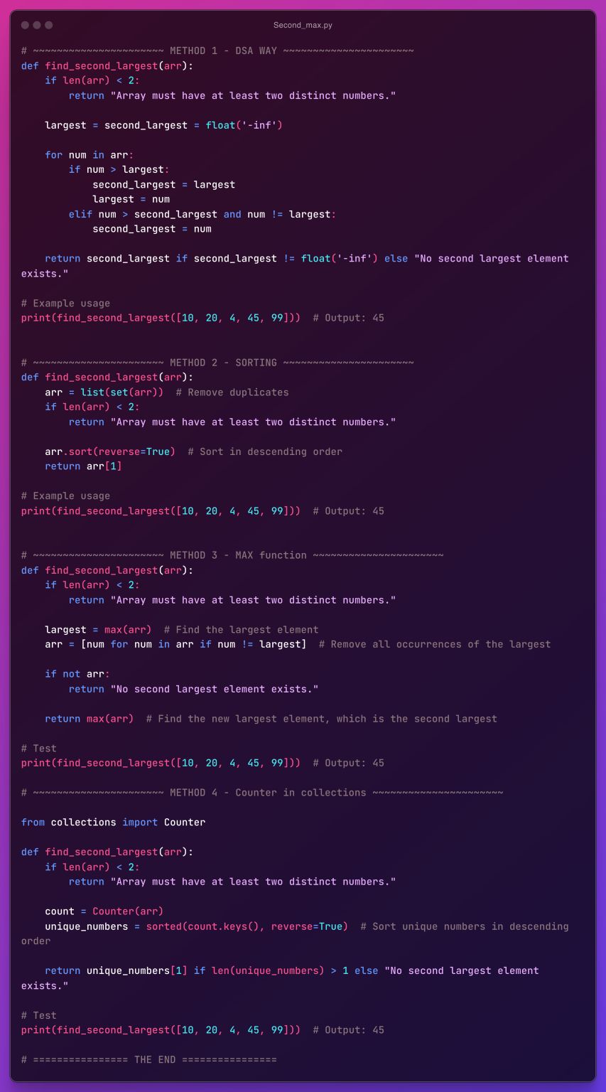 Samanyastra on LinkedIn: #python #pythonprogramming #learnpython # ... Samanyastra on LinkedIn: #python #pythonprogramming #learnpython # ...
