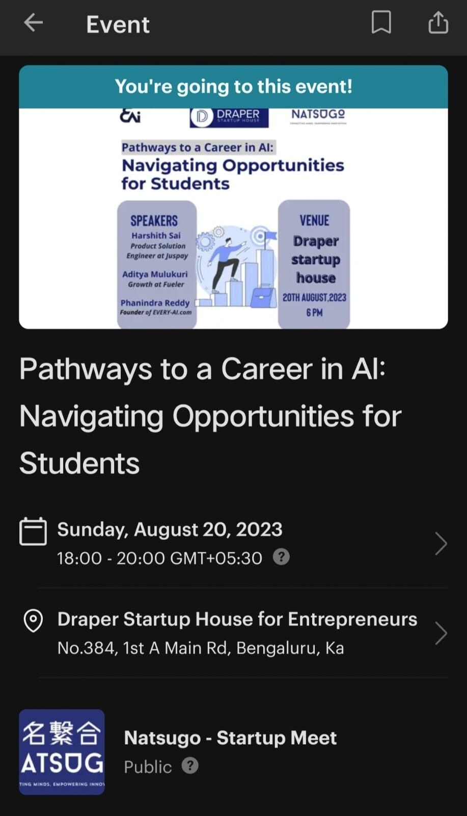 Harshith Sai Tunuguntla on LinkedIn: #banglore #meetup # ... Harshith Sai Tunuguntla on LinkedIn: #banglore #meetup # ...
