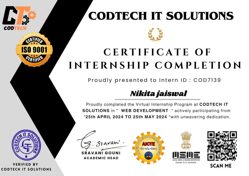 Nikita Jaiswal on LinkedIn: Hello Connections......!!! I am happy to ... Nikita Jaiswal on LinkedIn: Hello Connections......!!! I am happy to ...