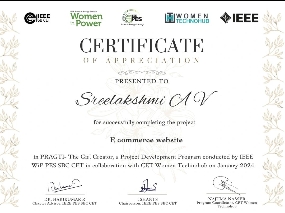 SREELAKSHMI A V on LinkedIn: #projectcompletion #teamwork #html #css # ... SREELAKSHMI A V on LinkedIn: #projectcompletion #teamwork #html #css # ...