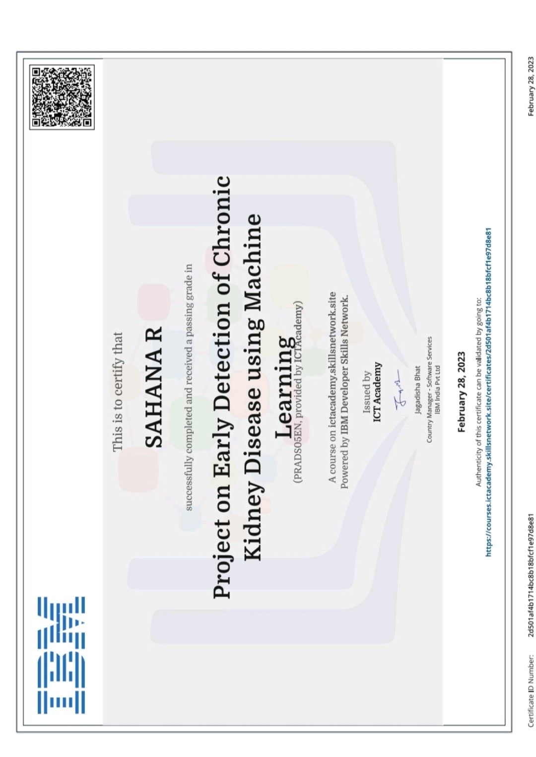 Sahana Ramamoorthi on LinkedIn: #project #ibm #nasscom #ict Sahana Ramamoorthi on LinkedIn: #project #ibm #nasscom #ict