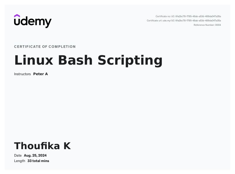 Thoufika K on LinkedIn: #linux #bashscripting #automation #techskills # ... Thoufika K on LinkedIn: #linux #bashscripting #automation #techskills # ...