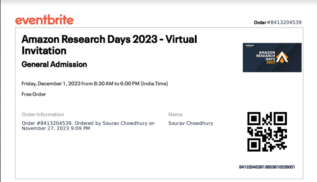 Sourav Chowdhury on LinkedIn: #connections #amazon #ard #ml #ebentbrite Sourav Chowdhury on LinkedIn: #connections #amazon #ard #ml #ebentbrite