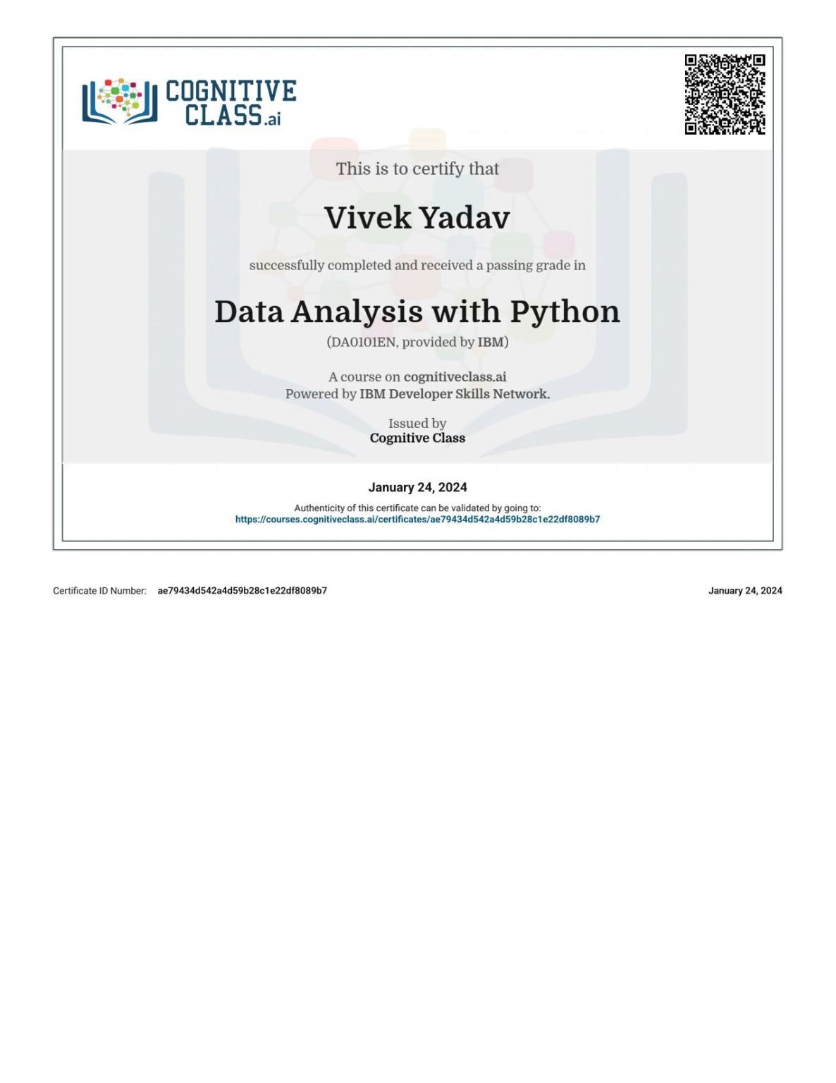 VIVEK YADAV on LinkedIn: #cognitiveclass #dataanalysis #python # ... VIVEK YADAV on LinkedIn: #cognitiveclass #dataanalysis #python # ...