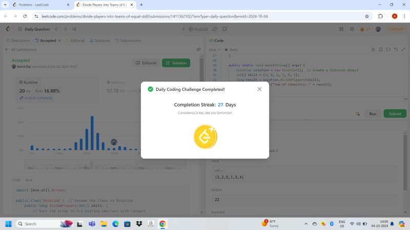 Amrit Raj on LinkedIn: #leetcode #codingchallenge #algorithms # ... Amrit Raj on LinkedIn: #leetcode #codingchallenge #algorithms # ...