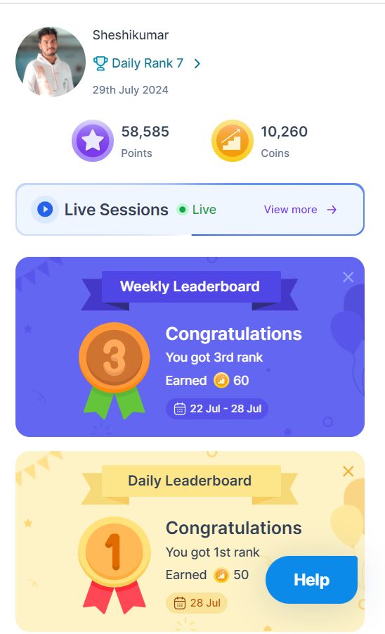 Sheshikumar Gundla on LinkedIn: #learningprogress #nxtwave #ccbp # ... Sheshikumar Gundla on LinkedIn: #learningprogress #nxtwave #ccbp # ...