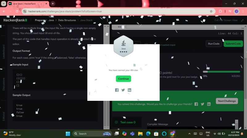 Jyoti Rana on LinkedIn: #java #hackerrank #codingjourney #learning # ... Jyoti Rana on LinkedIn: #java #hackerrank #codingjourney #learning # ...