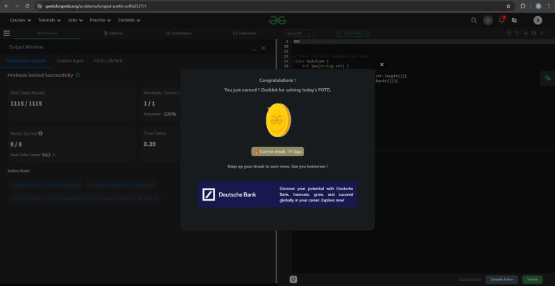 Sonu Kumar on LinkedIn: #geekstreakchallenge #coding #algorithms #gfg # ... Sonu Kumar on LinkedIn: #geekstreakchallenge #coding #algorithms #gfg # ...