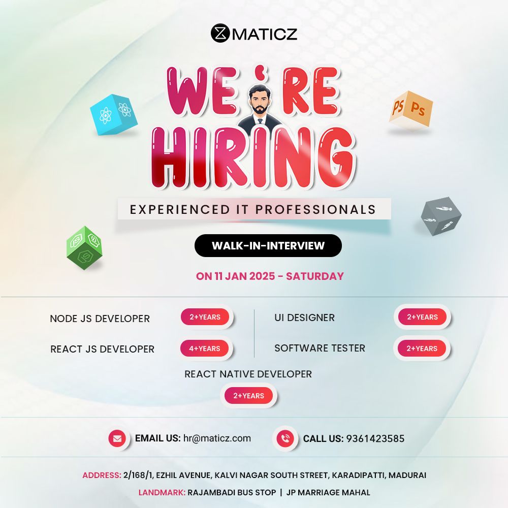 Shri Hari Priya on LinkedIn: #hiring #nodejs #reactnative #mernstack # ... Shri Hari Priya on LinkedIn: #hiring #nodejs #reactnative #mernstack # ...