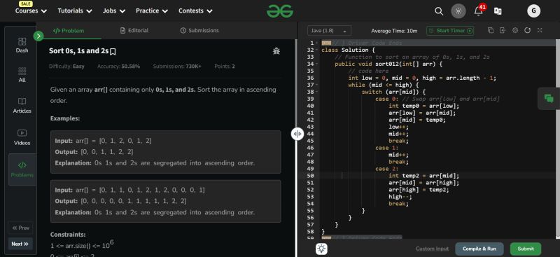 #160daysofcoding #codingjourney #java #problemsolving #gfg160… | Garima ... #160daysofcoding #codingjourney #java #problemsolving #gfg160… | Garima ...