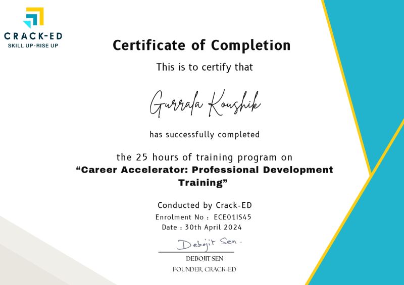 Gurrala Koushik on LinkedIn: 🌟 Gratitude and Reflection on an ... Gurrala Koushik on LinkedIn: 🌟 Gratitude and Reflection on an ...