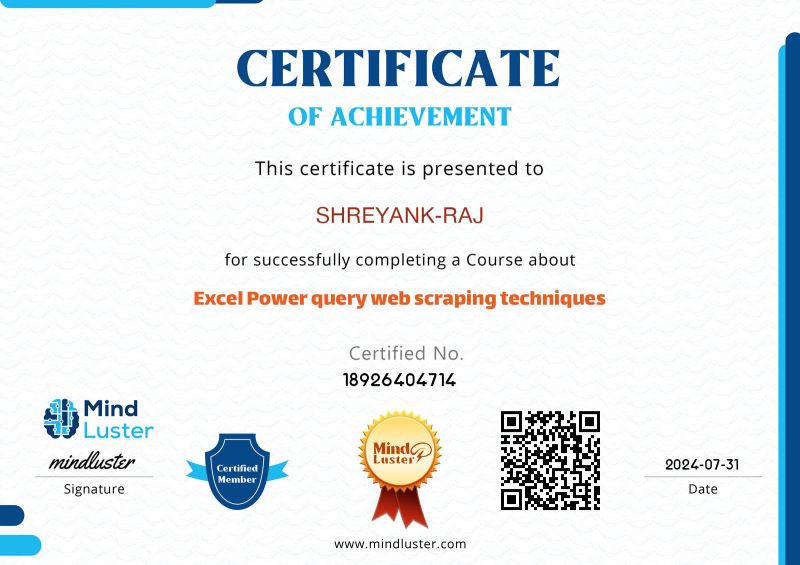 SHREYANK RAJ on LinkedIn: #excel #powerquery #webscraping #dataanalysis ... SHREYANK RAJ on LinkedIn: #excel #powerquery #webscraping #dataanalysis ...