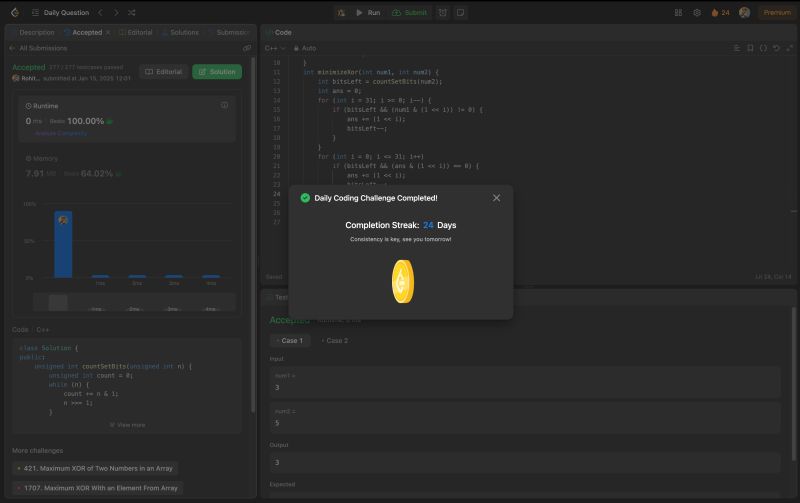 Rohit Ojha on LinkedIn: #leetcode #100daysofcode #dailycoding Rohit Ojha on LinkedIn: #leetcode #100daysofcode #dailycoding