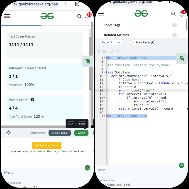 #geeksforgeeks #python #codingchallenge #greedyalgorithm # ... #geeksforgeeks #python #codingchallenge #greedyalgorithm # ...
