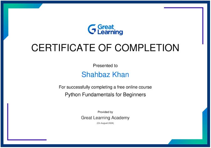 Shahbaz Khan on LinkedIn: #pythonprogramming #codingjourney #techskills ... Shahbaz Khan on LinkedIn: #pythonprogramming #codingjourney #techskills ...