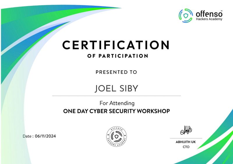 Joel Siby on LinkedIn: #ethicalhacking #cybersecurity #learning Joel Siby on LinkedIn: #ethicalhacking #cybersecurity #learning