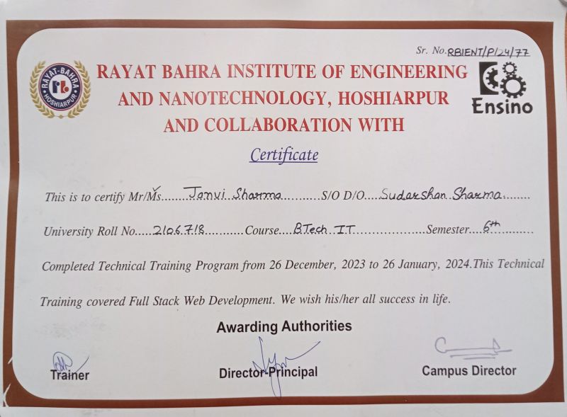 Janvi Sharma on LinkedIn: #html #css #javascript #react #nodejs # ... Janvi Sharma on LinkedIn: #html #css #javascript #react #nodejs # ...