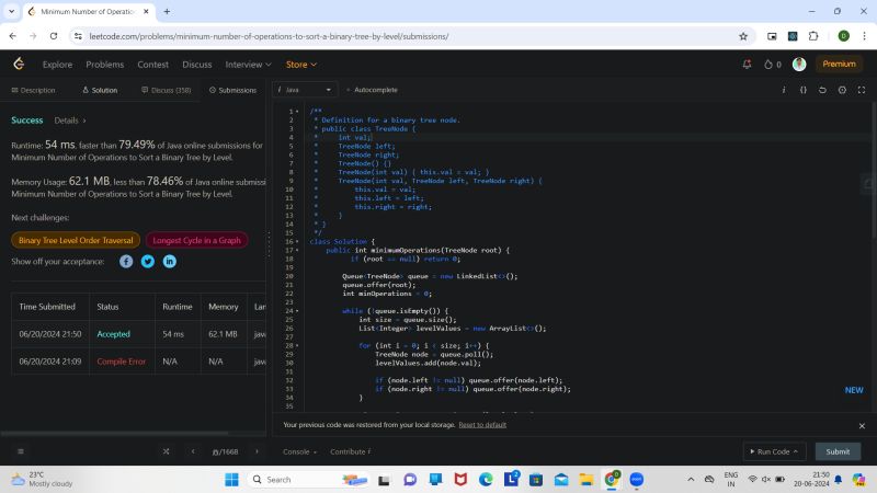 Day51 of DSA: Sort Binary Tree by Level | Dhanraj Kamble posted on the ... Day51 of DSA: Sort Binary Tree by Level | Dhanraj Kamble posted on the ...