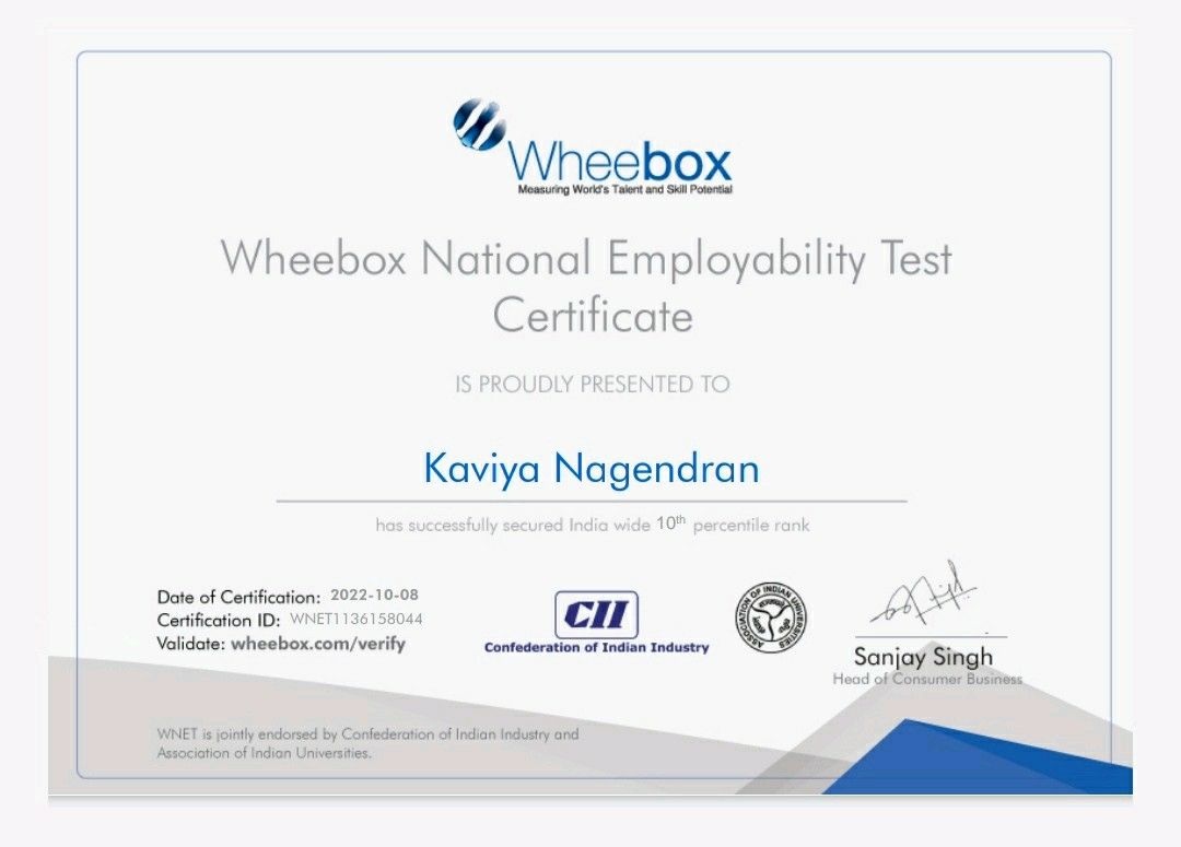 Kaviya Nagendran on LinkedIn: #wheebox #india Kaviya Nagendran on LinkedIn: #wheebox #india