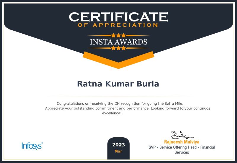 Ratna Kumar Burla posted on LinkedIn Ratna Kumar Burla posted on LinkedIn