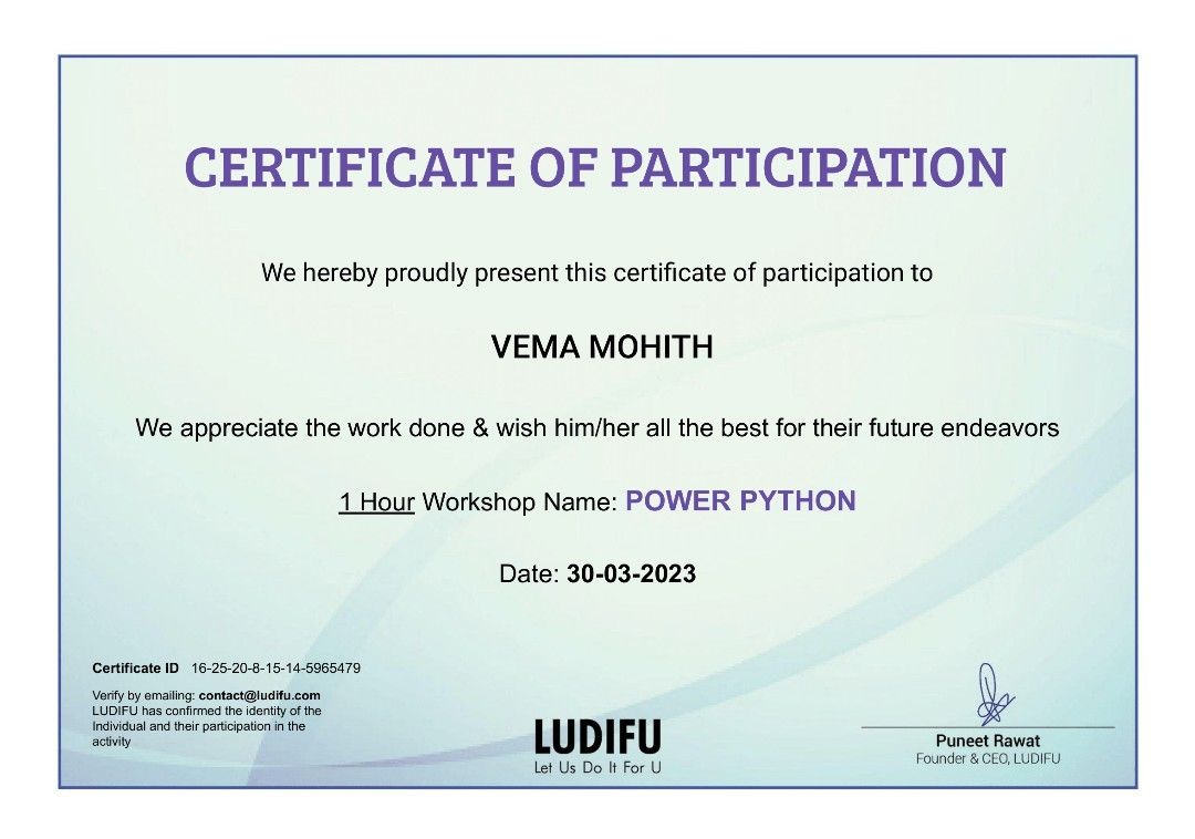 Mohith Vema on LinkedIn: #python #qrcode Mohith Vema on LinkedIn: #python #qrcode