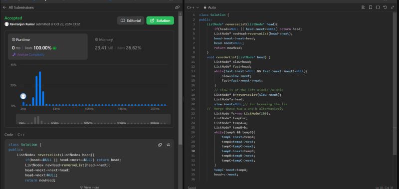 Ravi Ranjan on LinkedIn: #coding #leetcode #datastructures #linkedlists ... Ravi Ranjan on LinkedIn: #coding #leetcode #datastructures #linkedlists ...