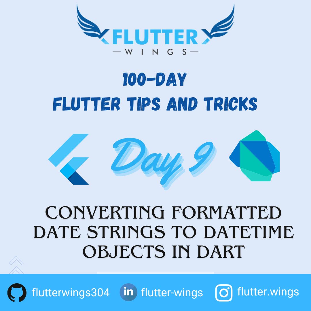 Flutter Wings on LinkedIn: #dart #flutter #datetime #flutterdev # ... Flutter Wings on LinkedIn: #dart #flutter #datetime #flutterdev # ...