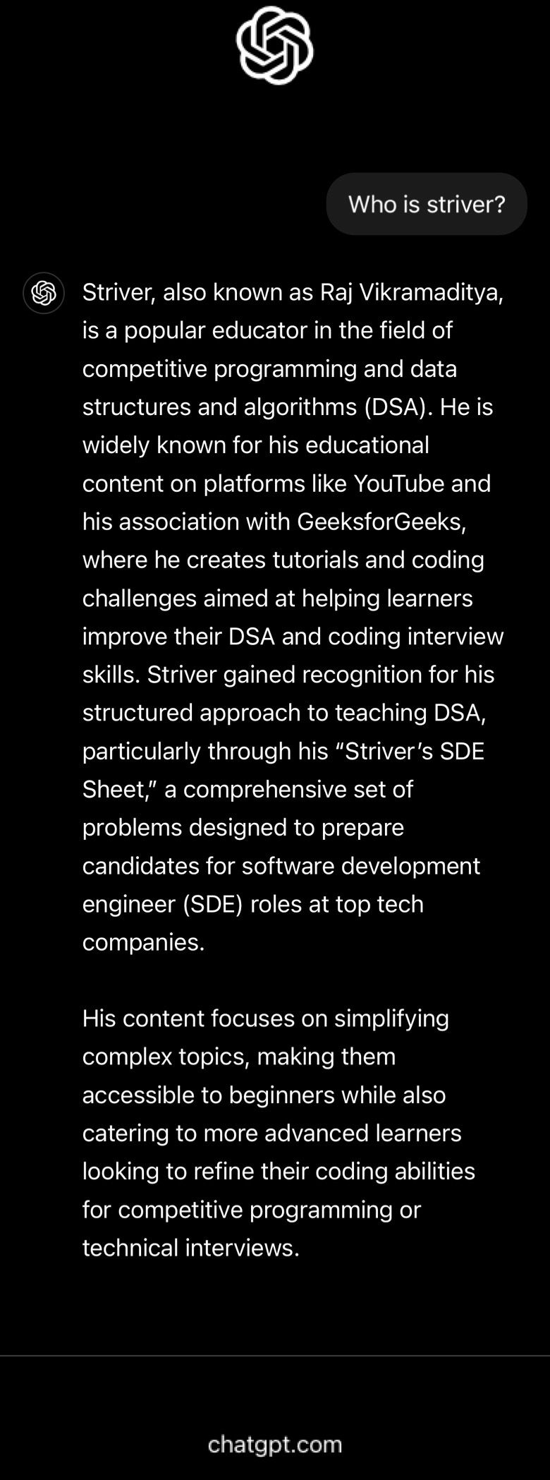 Rishav Chatterjee 🇮🇳 on LinkedIn: #striver #dsa #dsa #strivera2zdsa # ... Rishav Chatterjee 🇮🇳 on LinkedIn: #striver #dsa #dsa #strivera2zdsa # ...