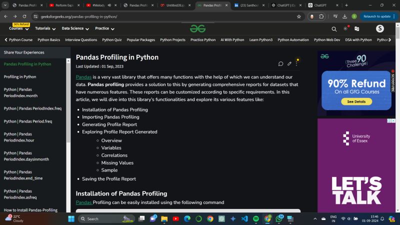 Santhosh Ailneni on LinkedIn: #datascience #eda #pandasprofiling # ... Santhosh Ailneni on LinkedIn: #datascience #eda #pandasprofiling # ...