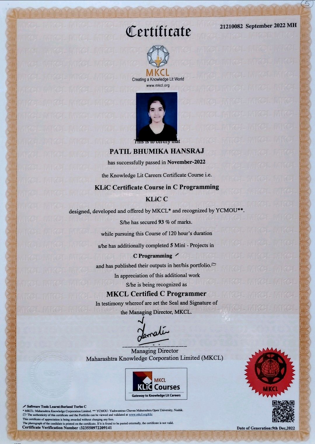 Bhumika Patil on LinkedIn: Hello connections.. I am thrilled to share ... Bhumika Patil on LinkedIn: Hello connections.. I am thrilled to share ...