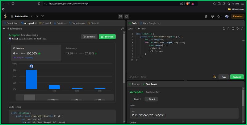 Jeeva K on LinkedIn: #javaprogramming #leetcode #reversestring # ... Jeeva K on LinkedIn: #javaprogramming #leetcode #reversestring # ...