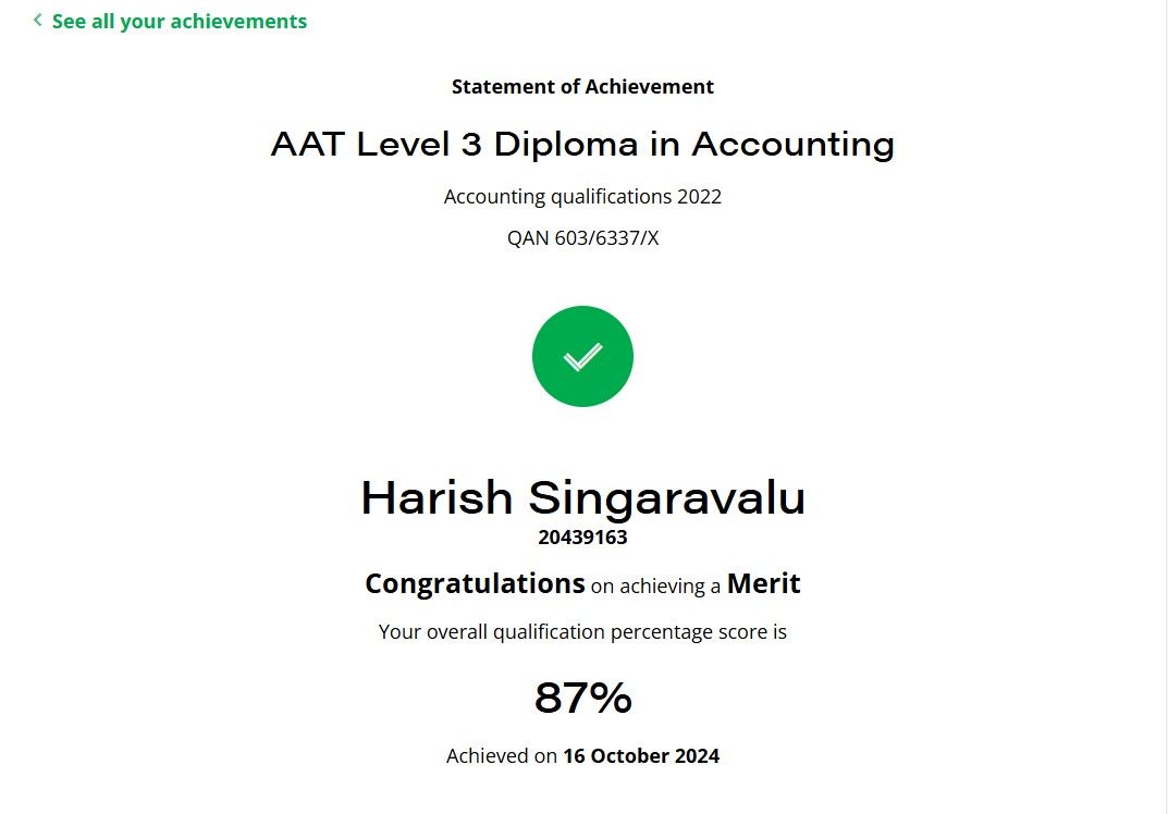 throwback to the date of passing AAT Level 3 Diploma in Accounting ... throwback to the date of passing AAT Level 3 Diploma in Accounting ...