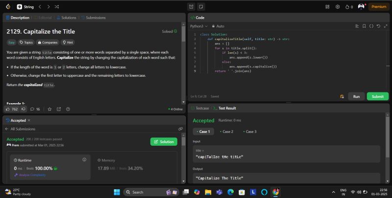 #day38 #100daysofcode #dsa #python #strings #codingchallenge # ... #day38 #100daysofcode #dsa #python #strings #codingchallenge # ...