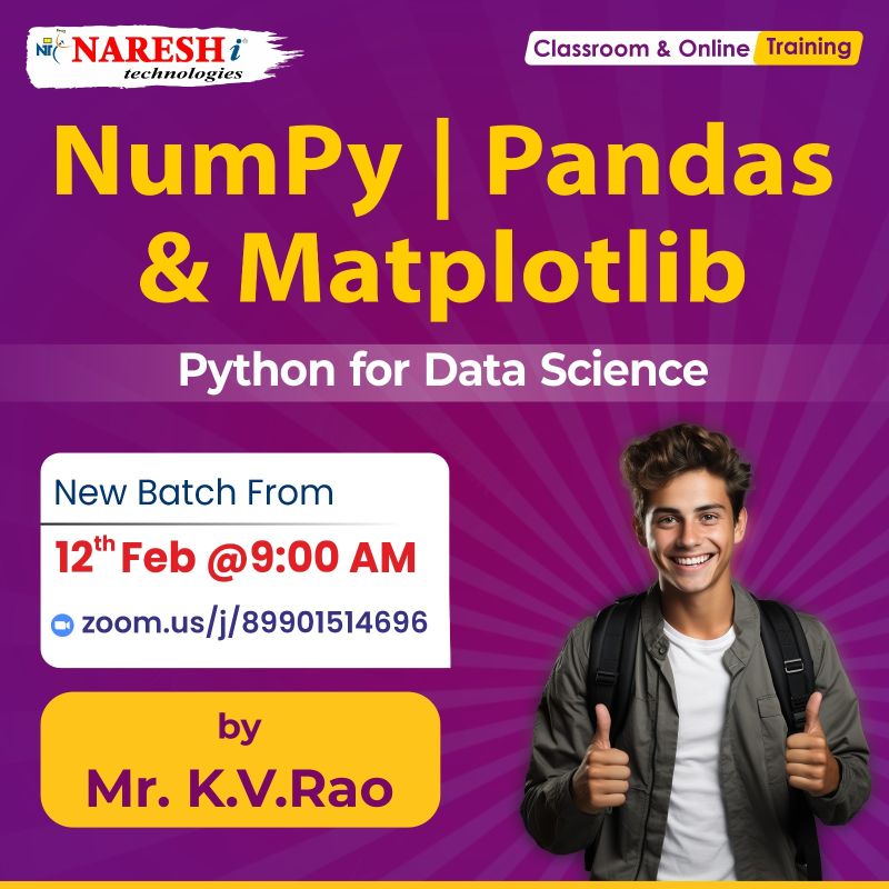 Free Demo on NumPy Pandas & Matplotlib | sunil macherla posted on the ... Free Demo on NumPy Pandas & Matplotlib | sunil macherla posted on the ...