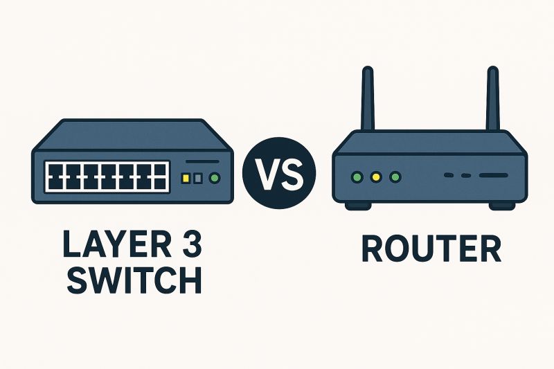 Layer 3 Switch vs Router: What's the Difference? | Easwar Naik posted ... Layer 3 Switch vs Router: What's the Difference? | Easwar Naik posted ...