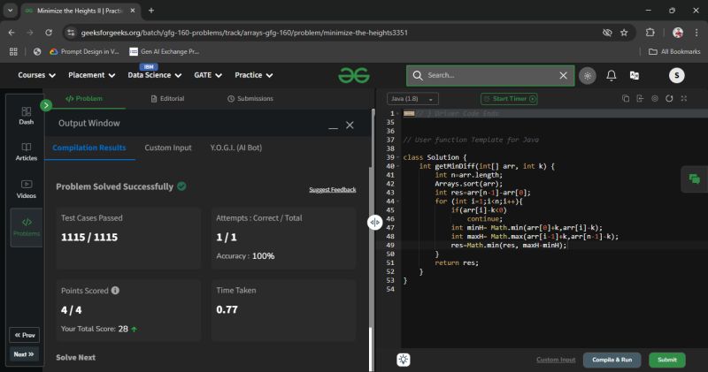 #gfg160 #dsa #java #geeksforgeeks #problemsolving #codingchallenge ... #gfg160 #dsa #java #geeksforgeeks #problemsolving #codingchallenge ...