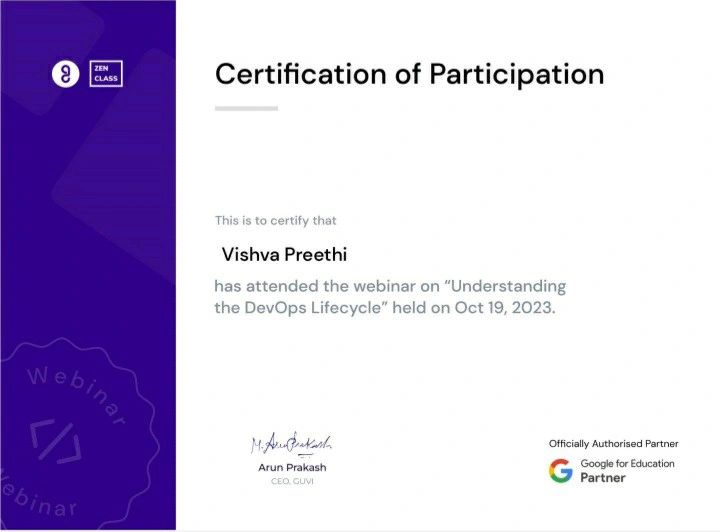 Vishva Preethi seenuvasan on LinkedIn: I am happy to share with my ... Vishva Preethi seenuvasan on LinkedIn: I am happy to share with my ...